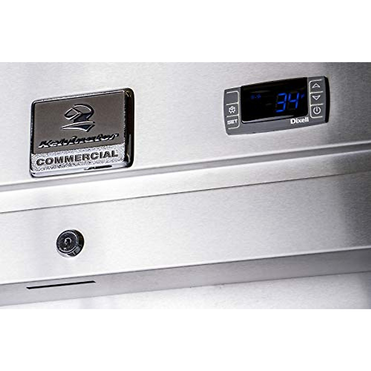 Kelvinator KCHRI27R1DRE 26 3/4" One Section Reach in Refrigerator, Silver