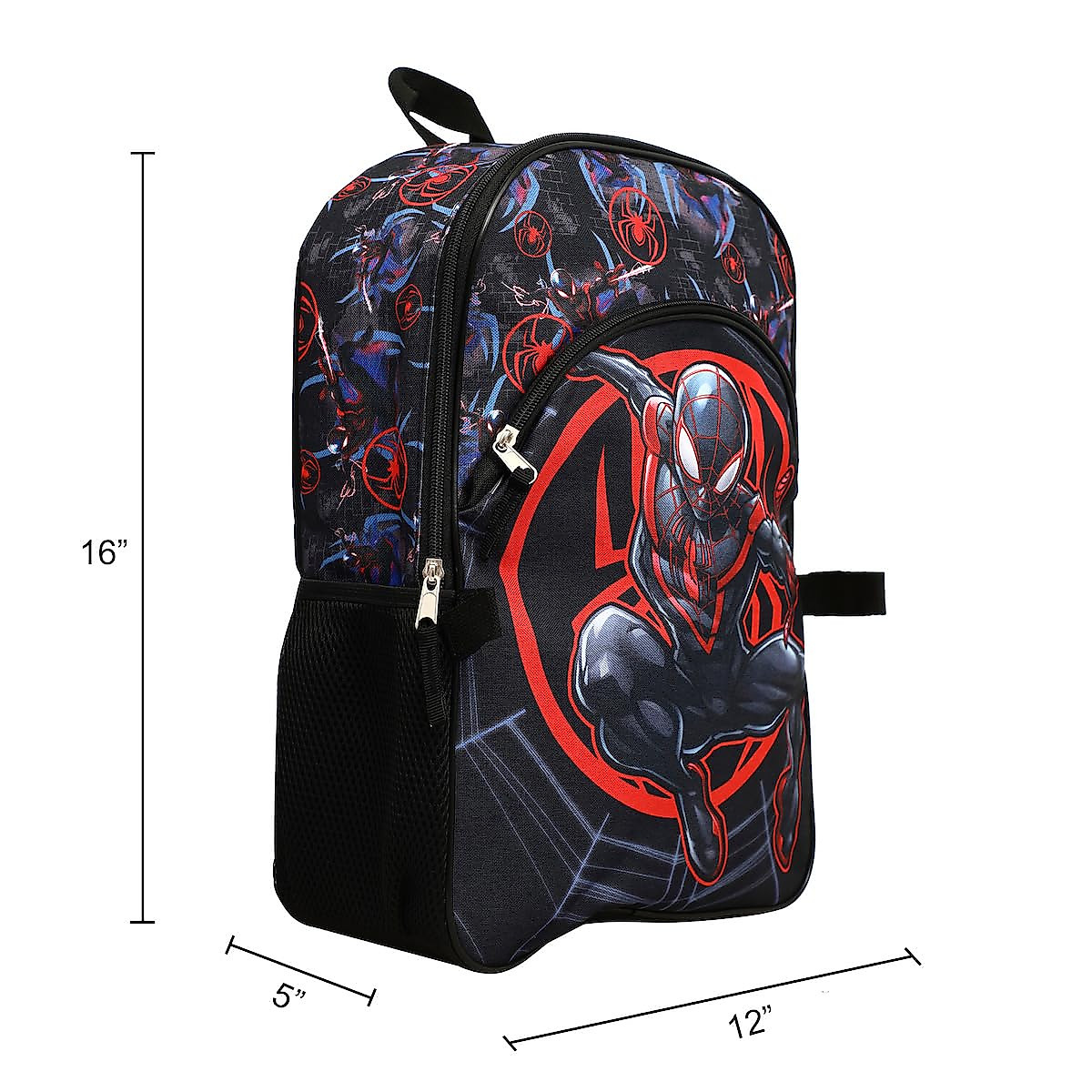 Marvel Spider-Man Miles Youth Lunch Tote & Backpack