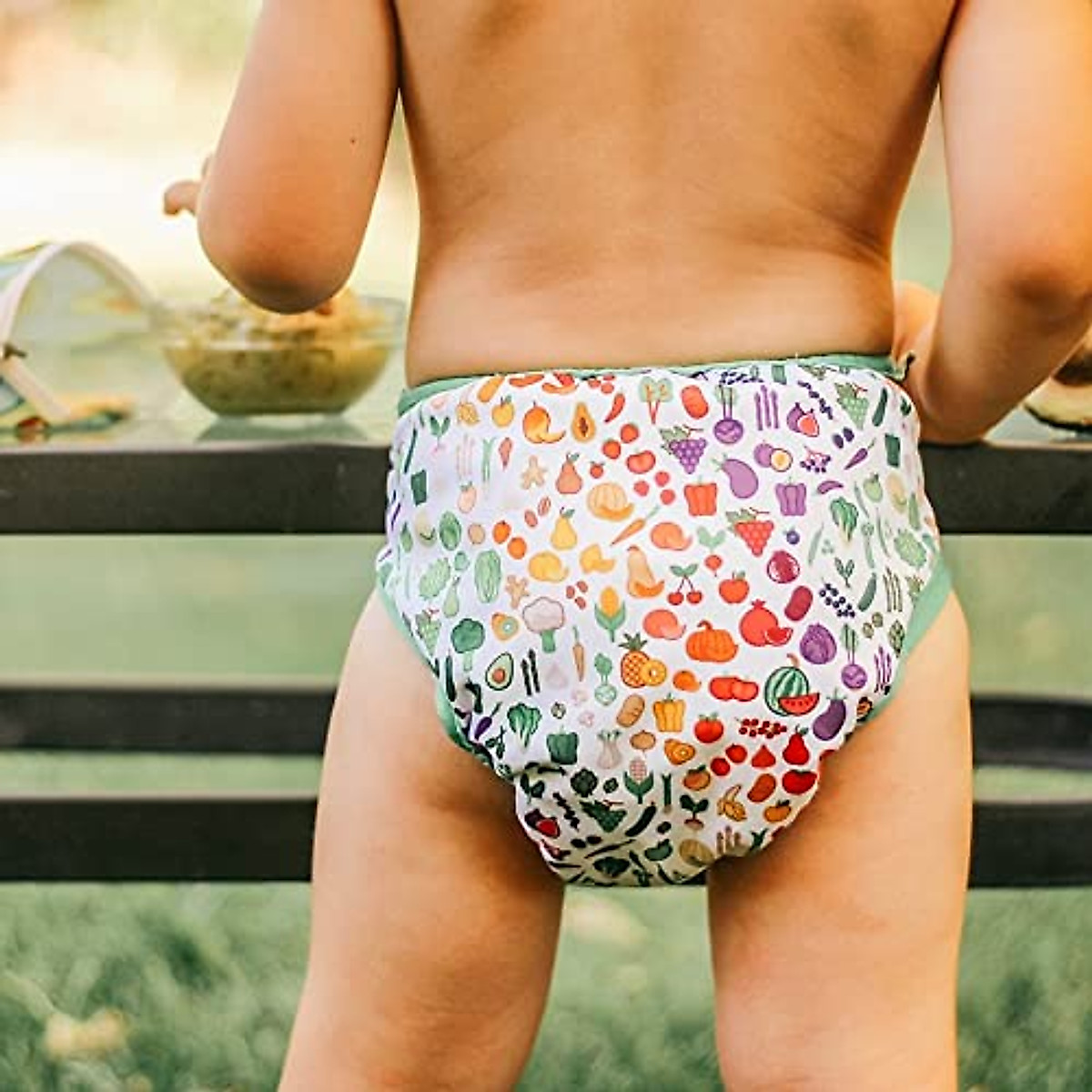 Best Bottom Regular All in Two Diaper Cover | Adjustable Snap Cloth Diapers for Babies | Eco Friendly Reusable Diapers with Waterproof Gussets | Newborns Thru Toddlers 8-35+ Lbs. (Far Far Away)