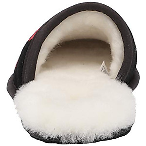 UGG Scuff Logo Slipper, Black, Size 11