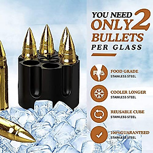 Gifts for Men Dad Husband Father's Day, Whiskey Stones, Unique Anniversary Birthday Gift Ideas for Him Boyfriend, Man Cave Stuff Cool Gadgets Retirement Bourbon Presents for Uncle Grandpa