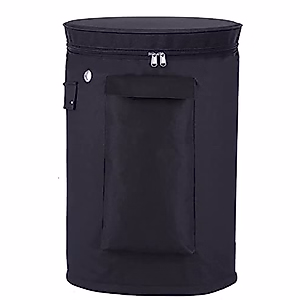 SIRUITON 600D Heavy Duty Propane Tank Cover Fits Standard 20 lb Tank Cylinder, Upgrade Stable Tabletop Feature，UV and Weather Resistant ,Ventilated with Storage Pocket