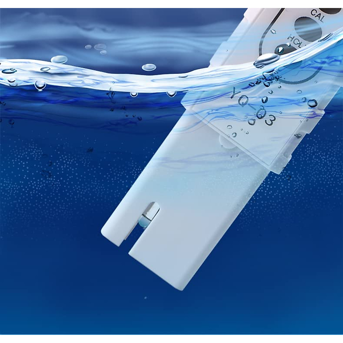 Ecagewill PH Meter for Water Hydroponics Digital PH Tester Pen 0.01 High Accuracy Pocket Size with 0-14 PH Measurement Range for Household Drinking, Pool and Aquarium, White