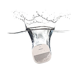 Bose SoundLink Micro Bluetooth Speaker: Small Portable Waterproof Speaker with Microphone, White Smoke