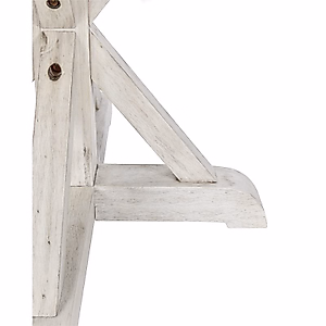 Kosas Home Gerald 63" Oval Solid Pine Wood Dining Table in Sunbleached Ivory