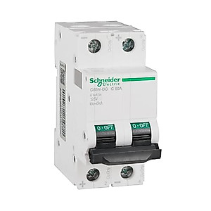 2pcs Multi 9 IC65N-DC MCB 2P DC Miniature Circuit Breaker C 1A 2A 3A 4A 6A 8A 10A 16A 20A 25A 32A 40A 50A 63A 80A (Size : 2, Color : 63A)