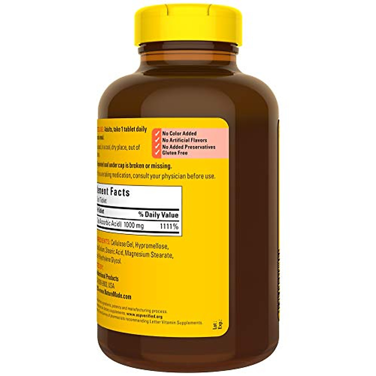 Vitamin C 1000 mg, 300 Tablets, Helps Support the Immune System