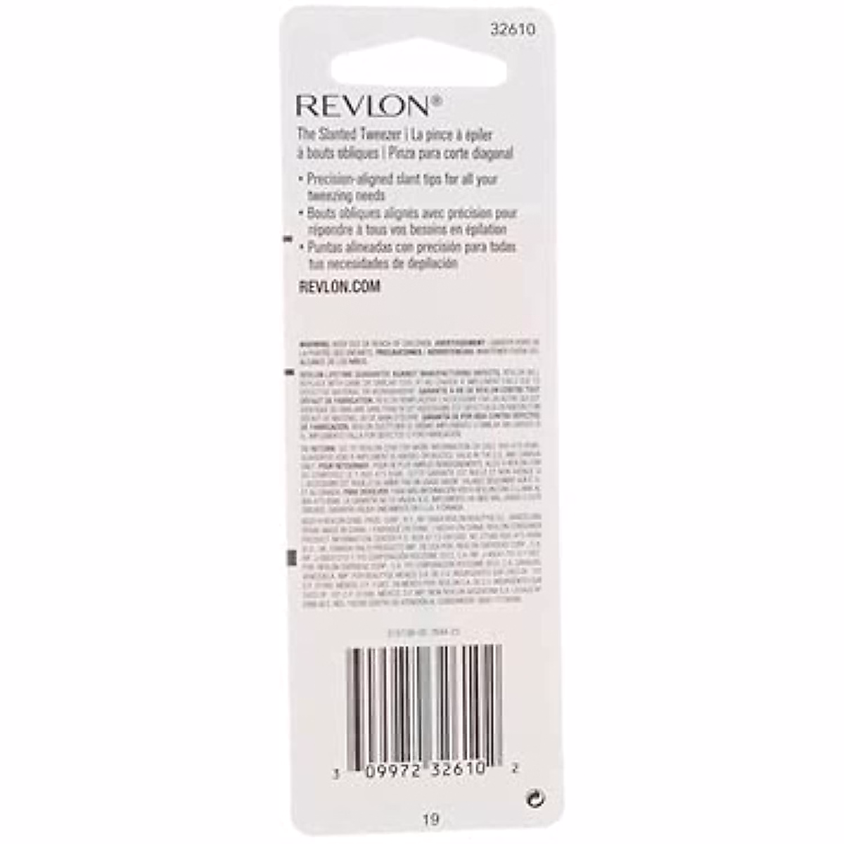 Revlon Stainless Steel Accurate Tweezing 1 ea () by Revlon