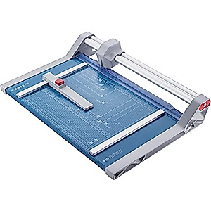 Dahle 550 Professional Rotary Trimmer, 14" Cut Length, 20 Sheet Capacity, Self-Sharpening, Dual Guide Bar, Automatic Clamp, German Engineered Paper Cutter
