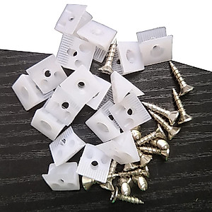 GIFTED LUGAR Drawer Wedges, Sagging Drawer Bottom Support Brackets, Dress Drawer Repair Kit, Drawer Reinforcement (50 Sets)