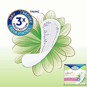 TENA Incontinence Liners for Women, Very Light Absorbency, Extra Coverage, Intimates - 300 Count