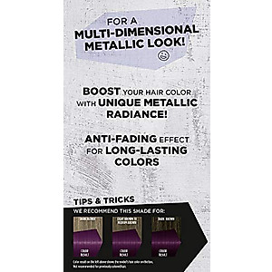 Schwarzkopf Got2b Metallics Permanent Hair Color, M69 Amethyst Chrome