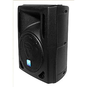 Rockville RPG8BT V2 8" Powered 400W DJ PA Speaker Bluetooth/Wireless/Remote/EQ, Black