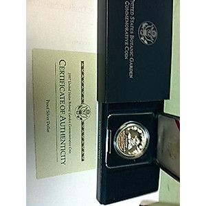1997 P Botanic Gardens Commemorative Silver Dollar $1 Proof US Mint