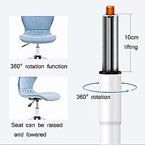 KXDFDC Office Chair Ergonomic Fabric Computer Chair Home Office Chair Study Leisure Chair Minimalist Swivel Chair (Color : Gray)