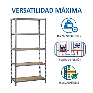 KIT MADERCLICK 5/500 GRIS/MADERA