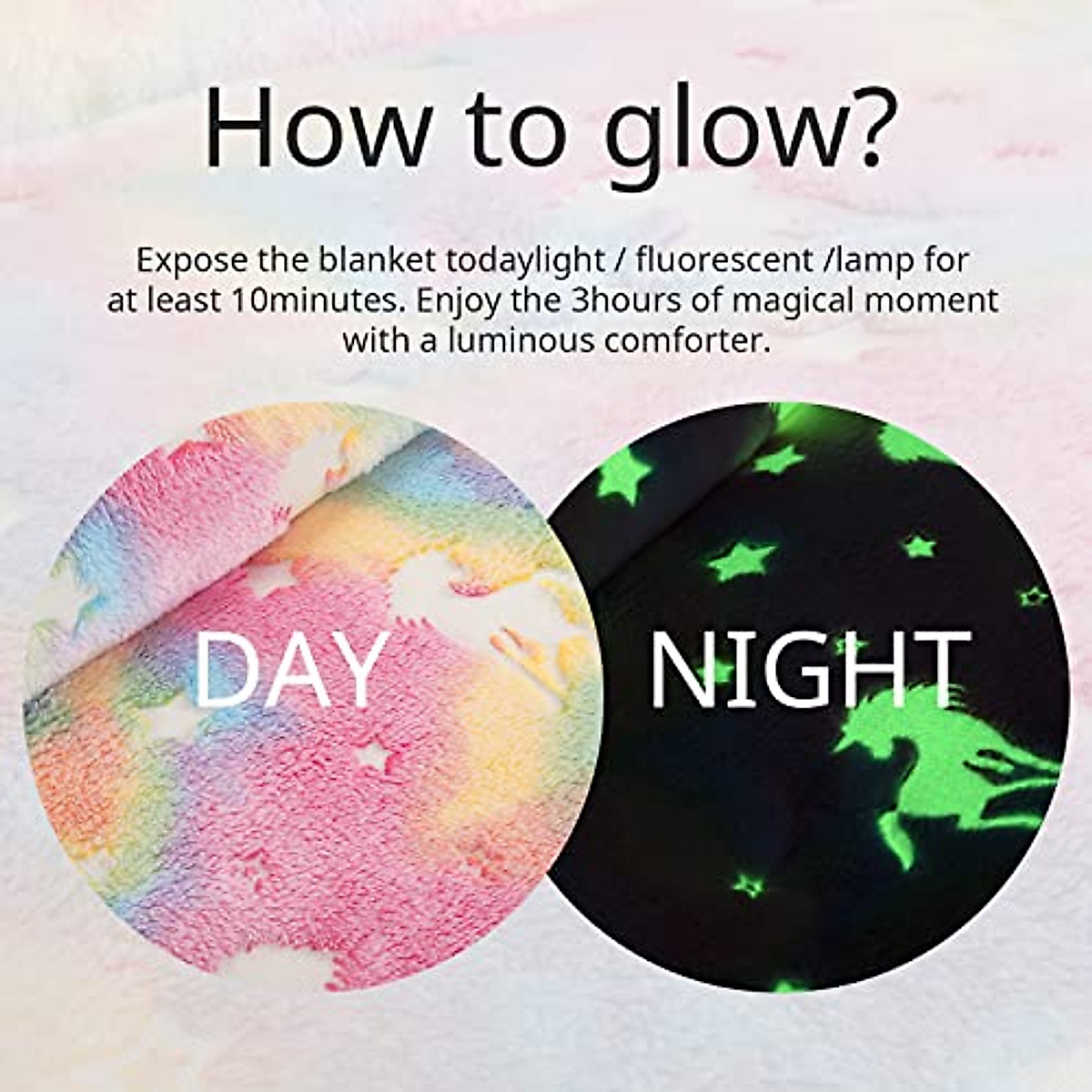 HOMBYS Glow in The Dark Comforter Set 5 Piece Twin/Twin XL with Sheets, Pink Velvet Bedding Comforter Sets for Twin Bed, Ultra Soft Down Alternative Comforter for Teenage Girls Kids, Bed in a Bag