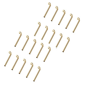 20pcs Stainless Steel Fishing Rod Guides Tip Top Rod Repair Kit 0.8mm,0.9mm
