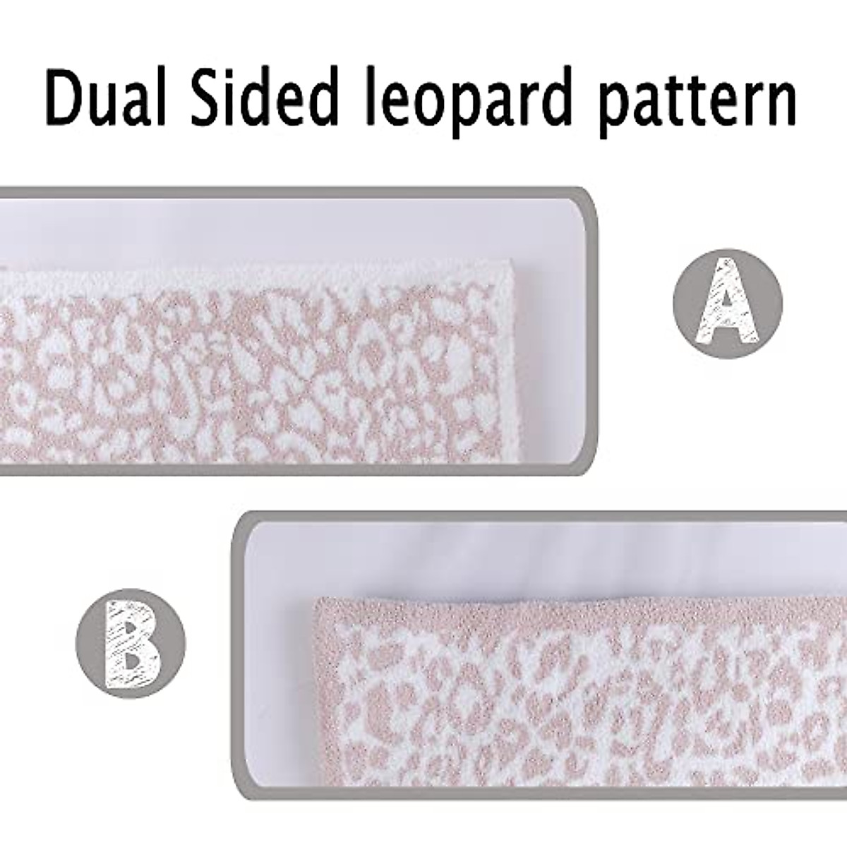 FELENIW Super Soft Fuzzy Cream Fleece Leopard Throw Blanket for Couch Bed Sofa Camping Travel Lightweight Washable Fleece Microfiber Bed Throw Blankets for Home Decor 51"X63"