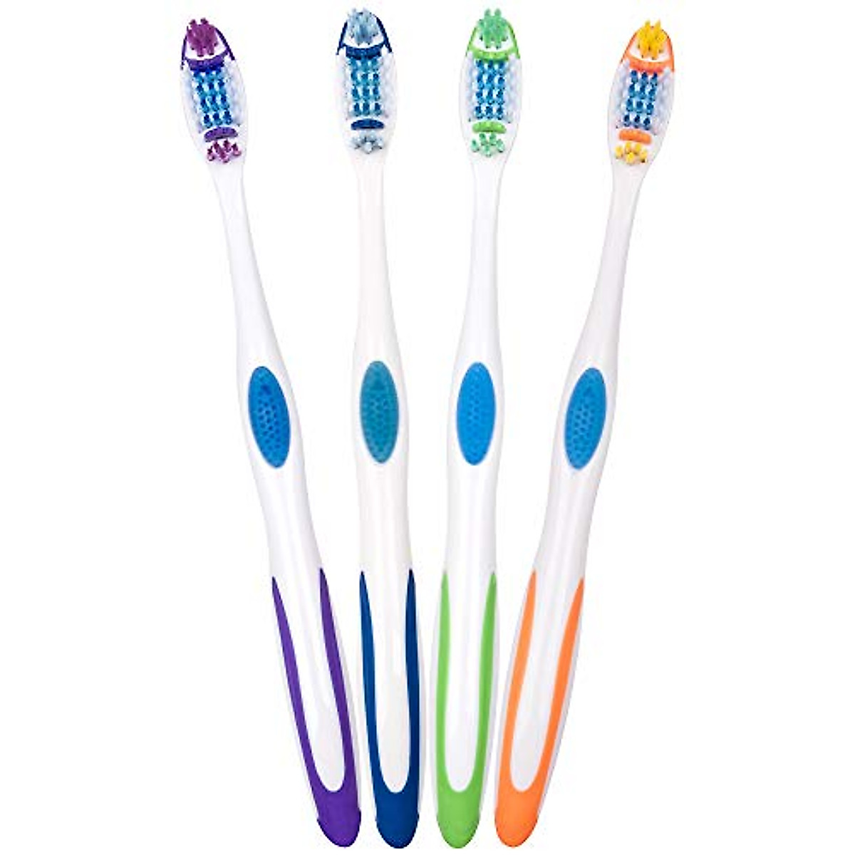 RM Oral Whitening Cavity Defense Soft Toothbrushes, 4 Count Twin Pack
