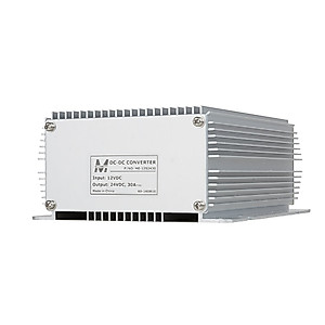 uxcell Voltage Converter Regulator DC/DC DC 12V Step-up to DC 24V 30A 720W Truck Power Boost Transformer