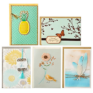 Hallmark All Occasion Handmade Boxed Set of Assorted Greeting Cards with Card Organizer (Pack of 24)—Birthday, Baby, Wedding, Sympathy, Thinking of You, Thank You, Blank