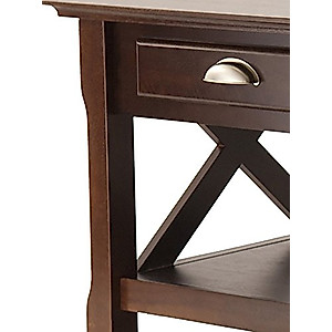 Winsome Xola 18 x 37 x 21-Inch Composite Wood Coffee Table, Cappuccino (40538)