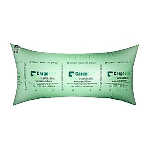 IDL Packaging 48" x 96" Dunnage Airbags, Woven Polypropylene, Level 1 - Fill The Void in Trucks and Intermodal Shipments, Reusable - Load Securement Airbags for Container Stuffing
