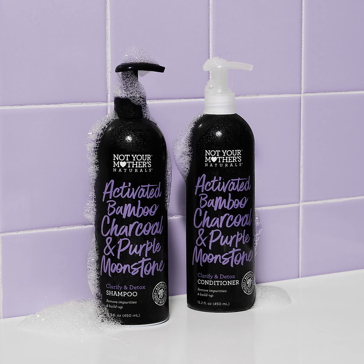 Not Your Mother’s Naturals Shampoo and Conditioner Sets - 2-Pack - Naturally Occurring Ingredients, Sulfate-Free Shampoo and Conditioner for All Hair Types (Clarify & Detox)