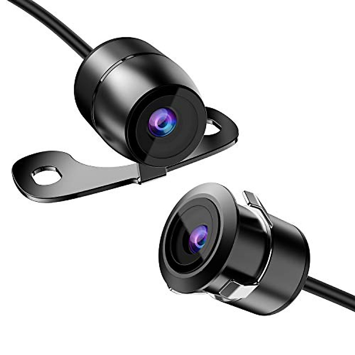 Reverse Backup Camera,170 Degree Wide View Angle Universal Car Front/Side/Rear View Camera,2 Installation Options,Removable Guildlines,Mirror Non-Mirror Image,12V only