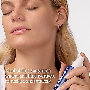 COOLA Organic Refreshing Water Mist Face Moisturizer with SPF 18, Dermatologist Tested Face Sunscreen with Plant-Derived BlueScreen Digital De-Stress Technology, 1.7 Fl Oz