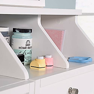 Sauder Craft Pro Series Organizer Hutch, White finish