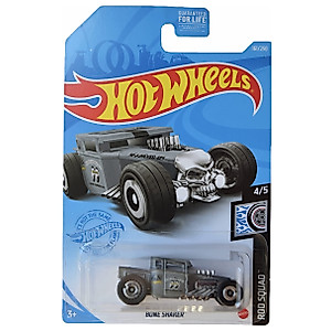 Hot Wheels Bone Shaker, [gray] 161/250 Rod Squad 4/5