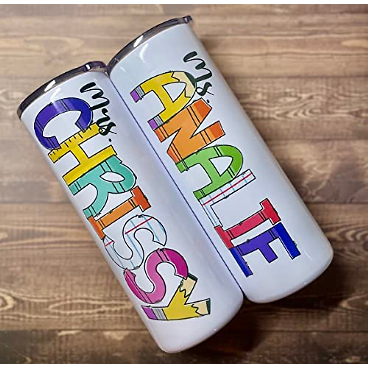 Personalized Teacher Tumbler-Preschool Teacher-Teacher Appreciation-Virtual Teacher Gift-Teacher Valentine Gift-Student Teacher Gift