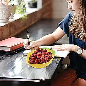 Dessert Dish Plates Snacks Fruit Salad Platter Ceramic Bowl Dish Platter Pastry Plate Lovely Table Decoration Lemon