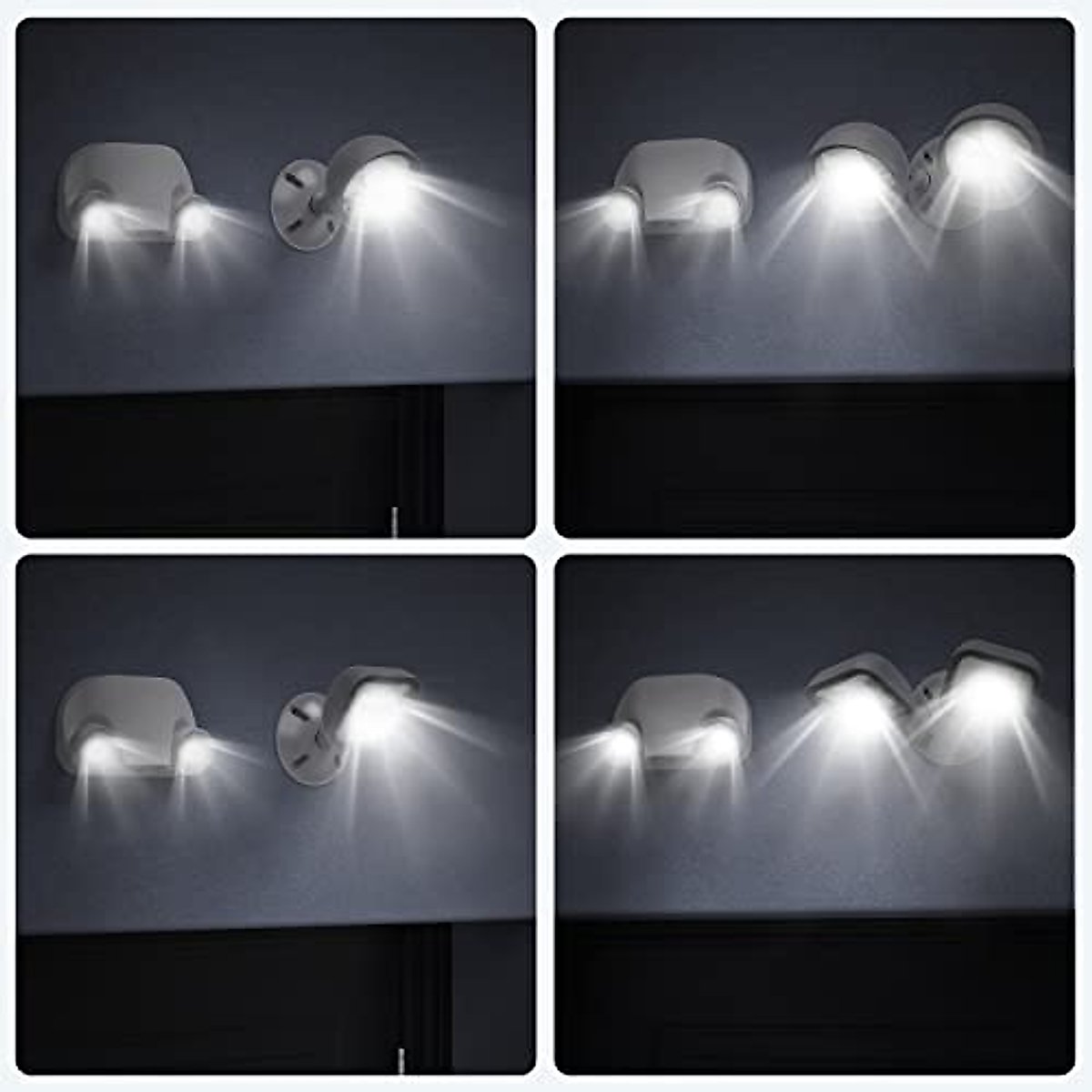 SASELUX Led Emergency Light with Remote Capable, Adjustable LED Lamp Heads Exit Lighting, Backup Battery White Emergency Lights, 120V-277V Dual Voltage, UL Certified (1 Pack)