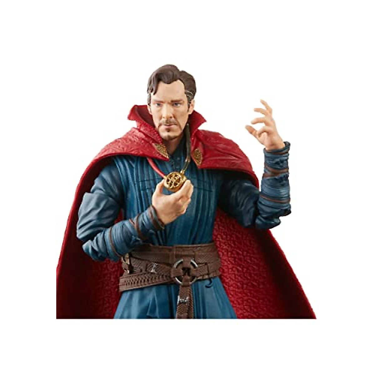 Spider-Man Marvel Legends Series Doctor Strange 6-inch Collectible Action Figure Toy and 4 Accessories and 1 Build-A-Figure Part(s), Multicolor
