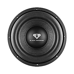 BLACK DIAMOND DIA-R12D2 12 Inch Car Audio Subwoofer 1200 Watts Dual Voice Coil 2+2 Ohms (1 Speaker)