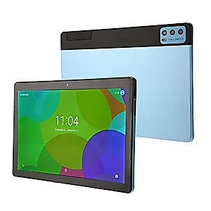 Zyyini 10in Tablet 4G, 1080x1960 IPS HD Tablet for 11, 4GB RAM 256GB ROM, Clear Dual Speakers, 5GWIFI Support (Blue)
