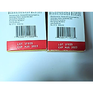 Ivermectin Paste Dewormer - 6.08g dose @ 1.87% Apple Flavor (Pack of 2)