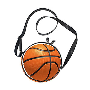 Round Crossbody Bag for Women girl Canvas Purse small Messenger Bag Fashion casual multi-function