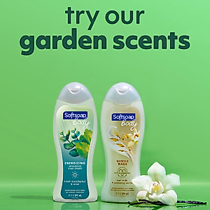 Softsoap Eucalyptus & Mint Body Wash, Moisturizing Body Wash, 20 Oz, (4 Pack)