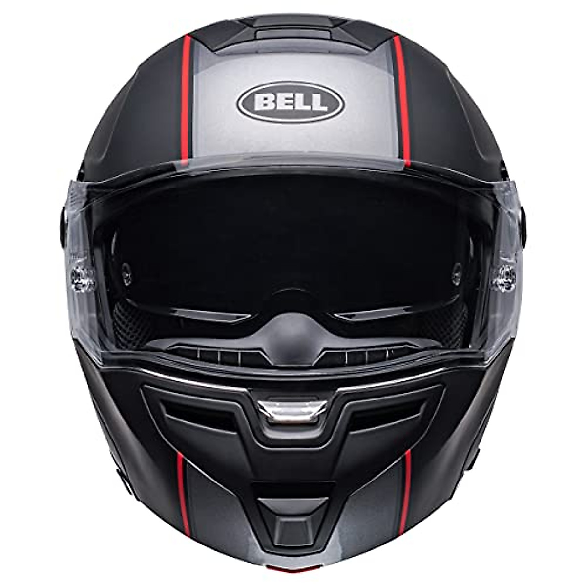 BELL SRT Modular Helmet (Hartluck Jamo Matte/Gloss Black/Red - X-Large)