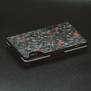 Ridge Wallets for Men - Slim Minimalist Wallet For Men, Front Pocket Wallets for Men, RFID Wallet For Men - Card Holder Wallet (Forged Ember)