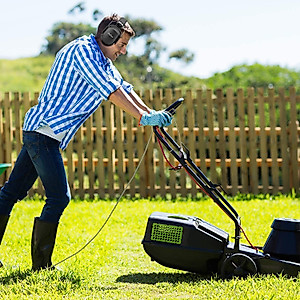 ProCase Noise Reduction Safety Ear Muffs NRR 28dB Bundle with Hearing Ear Protection Ear Defenders NRR 29dB