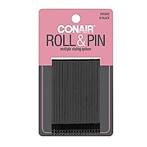 Conair Roller Pins, Black, 1.6 Oz