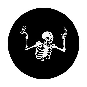 Spooking Intensifies skeleton spooky meme PopSockets PopGrip: Swappable Grip for Phones & Tablets