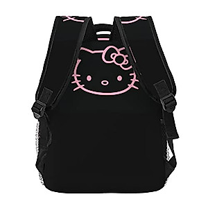 BAMARO Cute Cartoon Cat Backpack Casual Travel Backpacks Lightweight Bookbag for Girls Women Kids