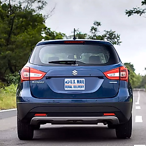 Lumiere Tech 3 Pack AUTHENTIC Heavy Duty U.S. Mail Delivery Driver Magnetic Signs U.S. Rural Delivery Carrier Magnets 2(12"×8") 1(11"×3") For Cars, SUV, Trucks (White)