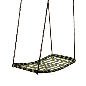 Gorilla Playsets 04-0030-BK/G/BK Chill 'N Swing with Nylon Rope, Nylon, Multi-Child Swing - Green & Black